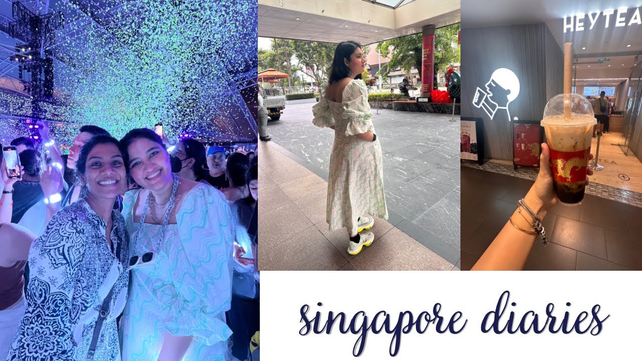 Singapore Vlog || Attended Coldplay || Shopping & Food || Anam Mirza ...