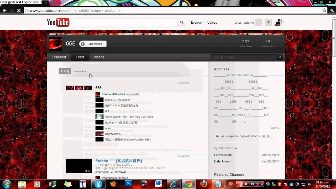 COMO INGRESAR AL CANAL 666 DE YOUTUBE - YouTube