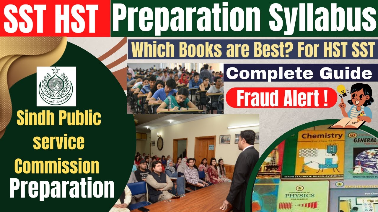 HST SST test preparation 2022| HST SST SPSC Prep Syllabus | Best Books ...