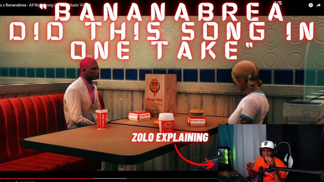 Zolo Reacts His New Song Zolo x Bananabrea - All Night Long (Official ...