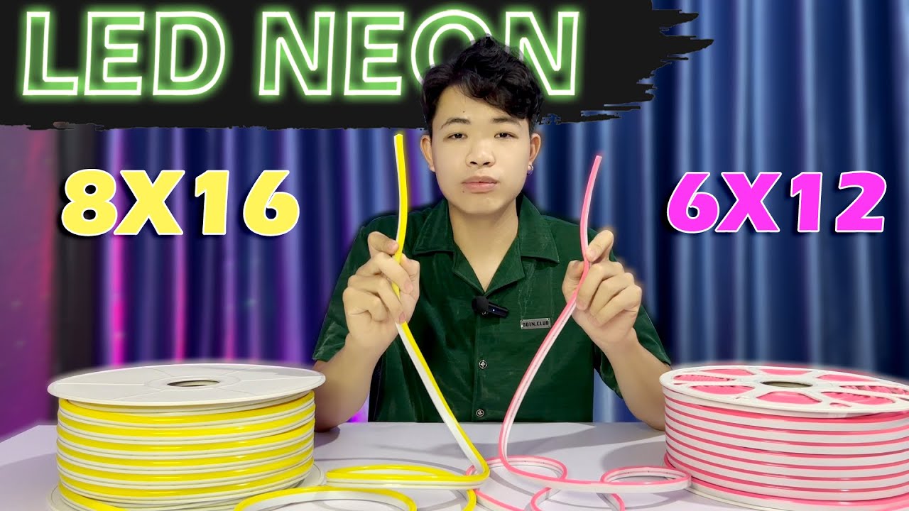 So sánh giữa led neon 6x12mm - led neon 8x16mm, ưu và nhược điểm của ...
