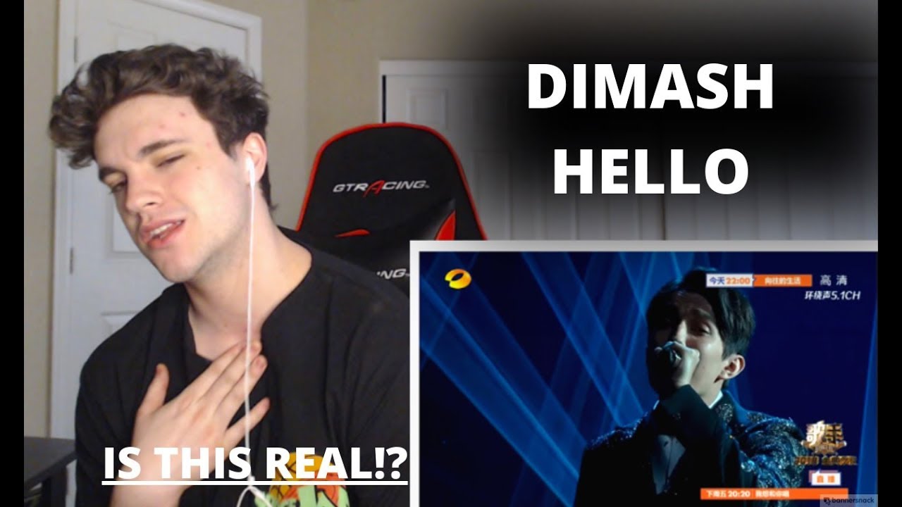 DIMASH - HELLO - *SINGER 2018* EPISODE 14 (REACTION) - YouTube
