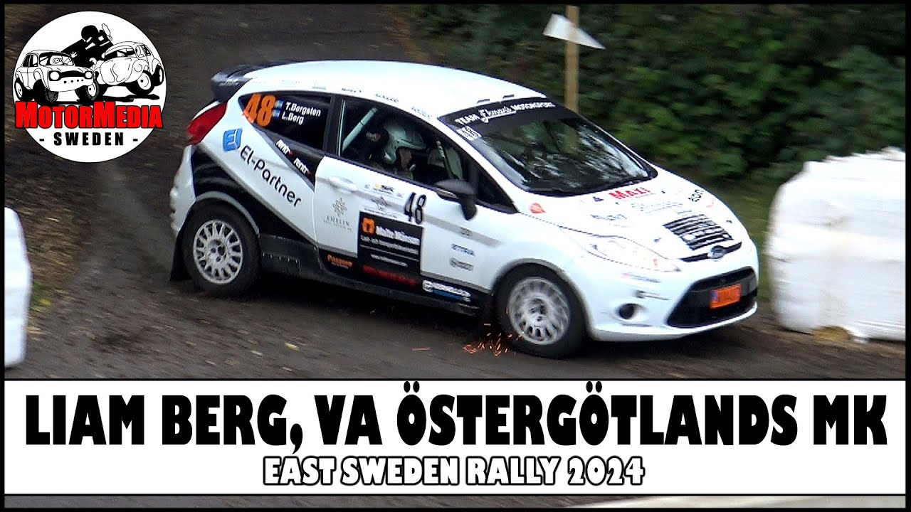 East Sweden Rally 2024 - Liam Berg, Va. Östergötlands MK - YouTube