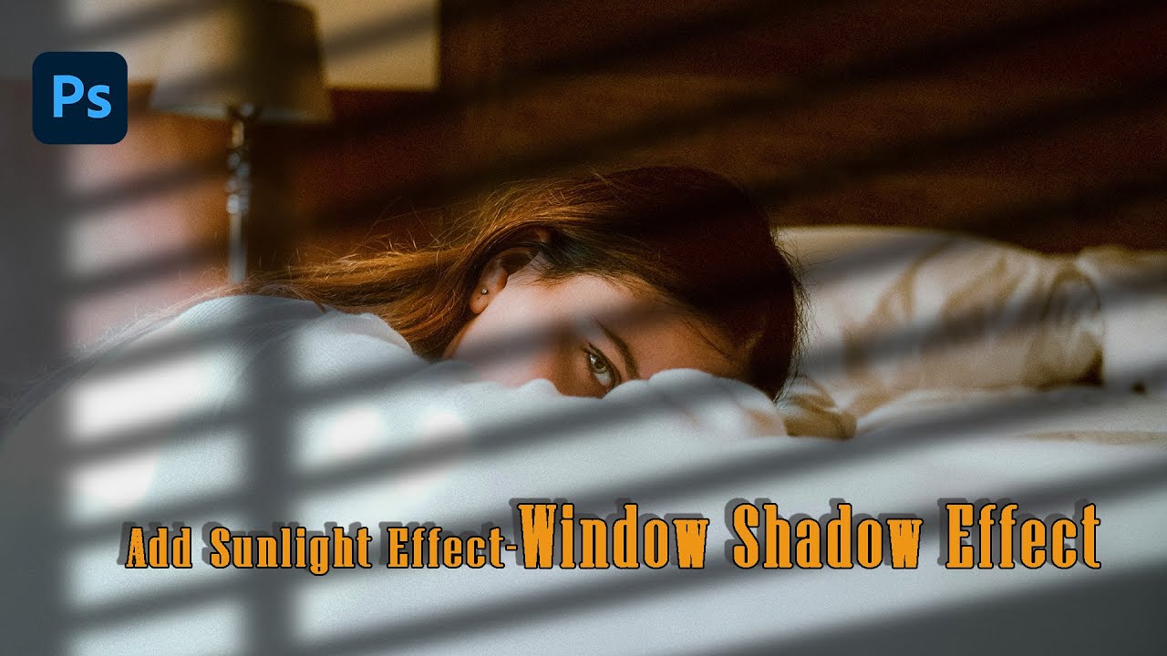 easy way to create a window shadow in photoshop - YouTube