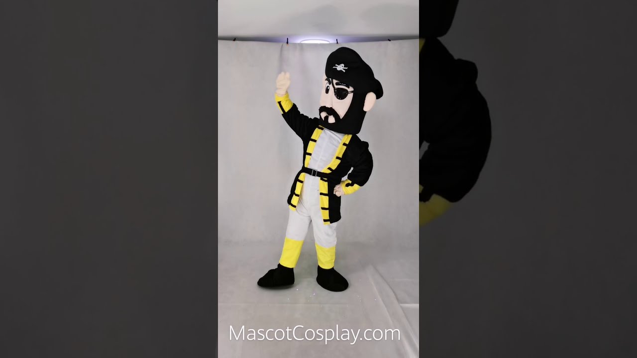 Hi! I make mascots, now meet Green Cuff Captain Blythe Pirate Mascot ...