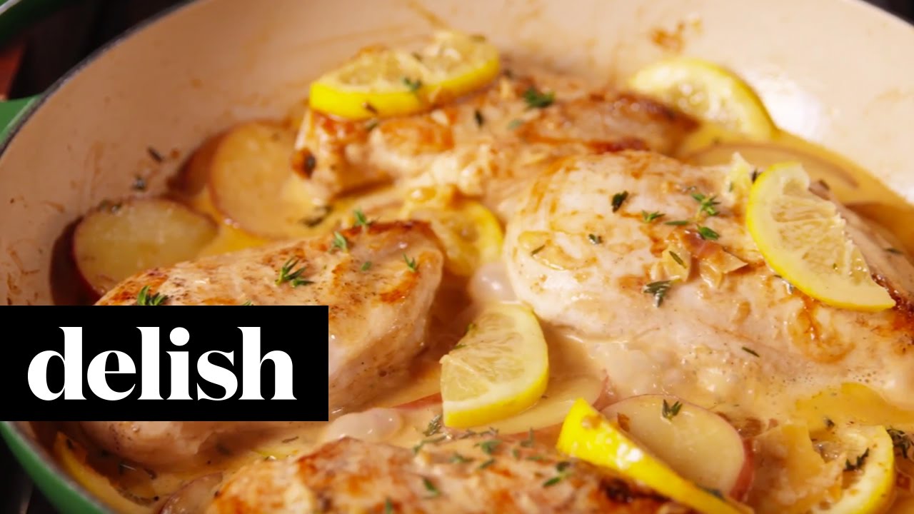 Creamy Lemon Chicken | Delish - YouTube
