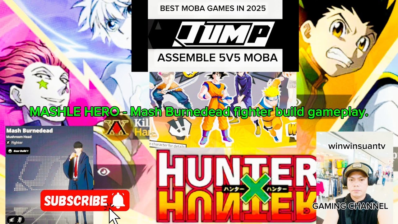 JUMP ASSEMBLE world class new 5v5 moba games in 2025 - MASHLE HERO Mash ...