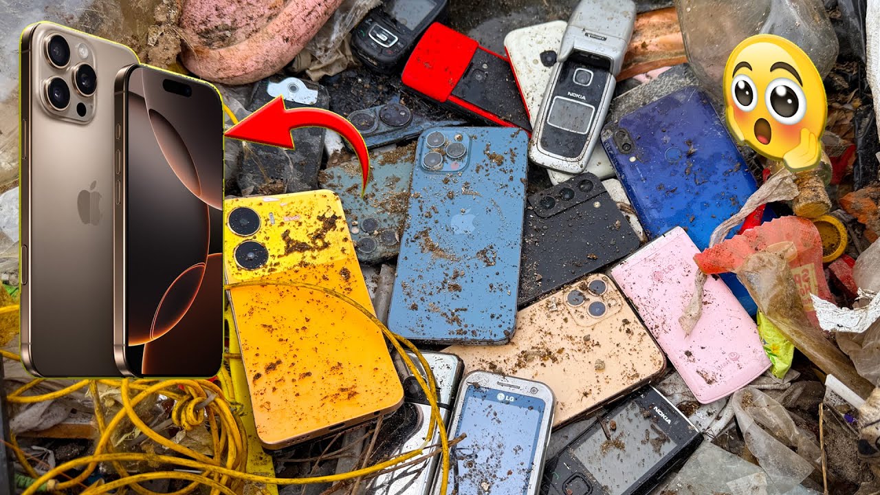 Wass!!😳 i Found Many iPhones_Samsung_Nokia_LG...|| Restore iPhone 11 ...