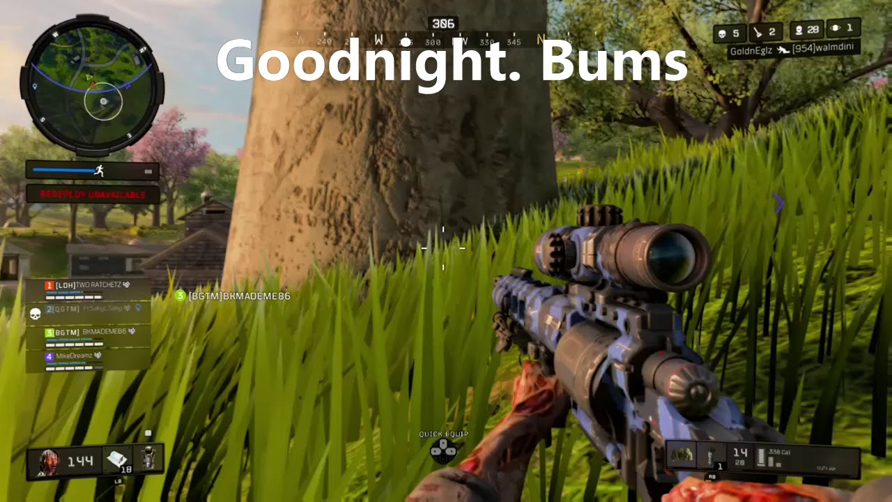 Goodnight Bums - BO4 Blackout - YouTube