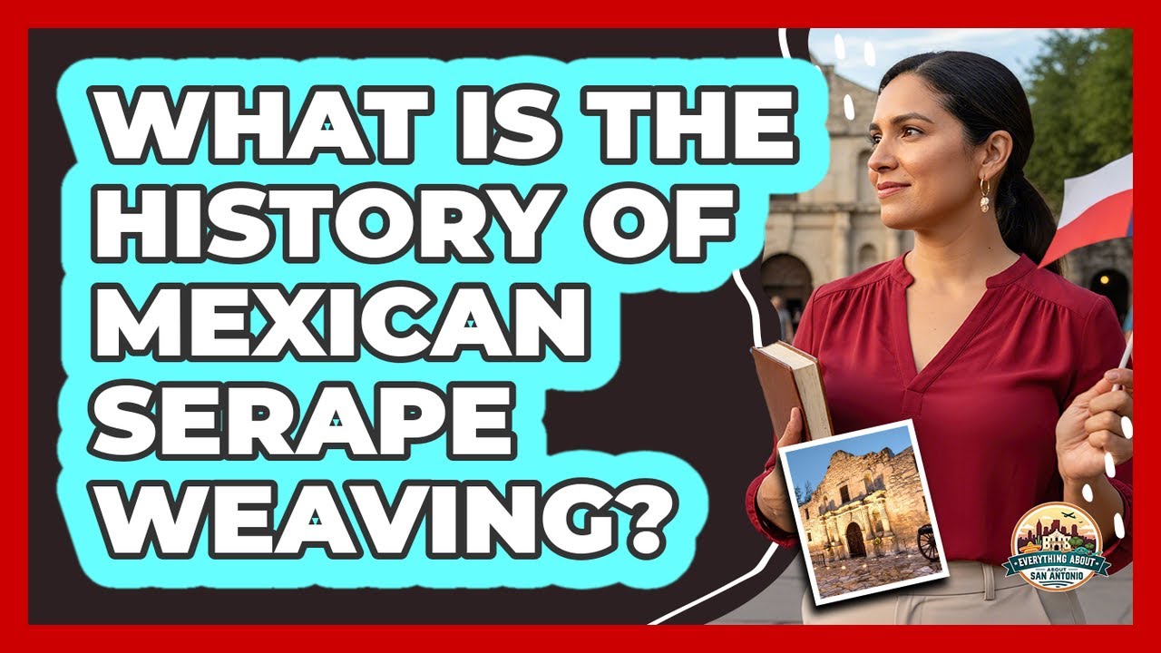 What Is the History of Mexican Serape Weaving? - YouTube