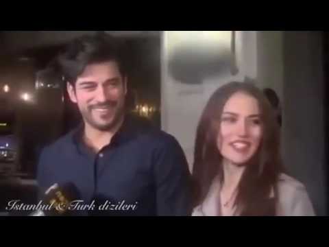 Burak Özçivit ten Fahriye Evcen e doğum günü sürprizi! День рождения Фахрие Эвдженрус пер