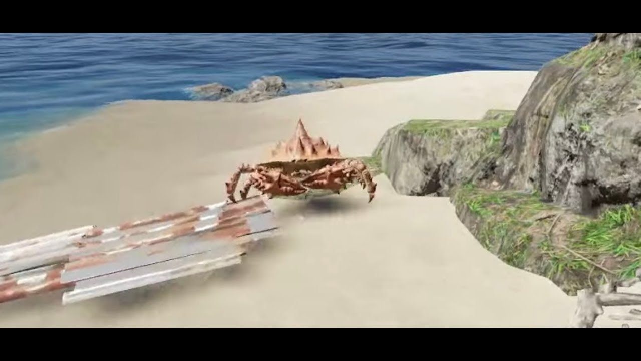 Stranded deep episode 3 giant crabs at the escape point - YouTube
