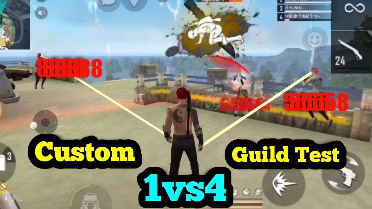 LIVE GUILD Test | LIVE CUSTOM GUILD Test | FF LIVE #ngdineshlive # ...