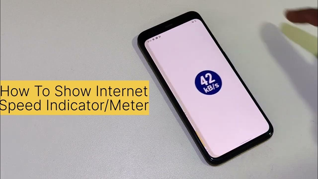 How To Show Internet Speed Pixel 3 Internet Speed Indicator Turn On ...