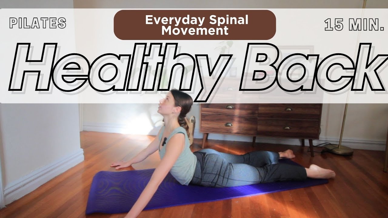 15min Everyday Spinal Movement PILATES (no equipment) - YouTube