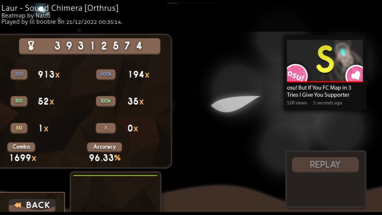i almost FC'd Sound Chimera on mouse?! (4* FC choke) osu! - YouTube