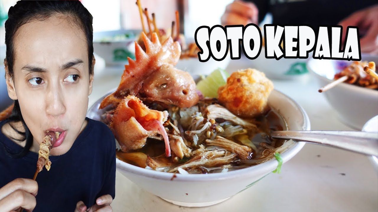 SOTO LENTHOK JOGJA PAKE KEPALA AYAM!! MURAH ENAK - YouTube