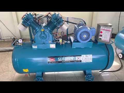 서원콤프레샤 에어탑 SUP10-500 판매전 시운전 영상 - YouTube