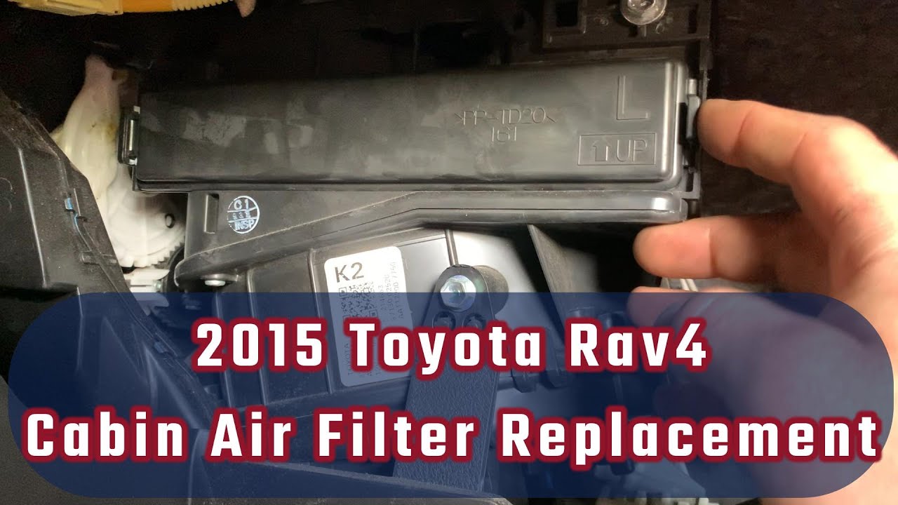 2015 Toyota Rav4 Cabin Air Filter Replacement - YouTube
