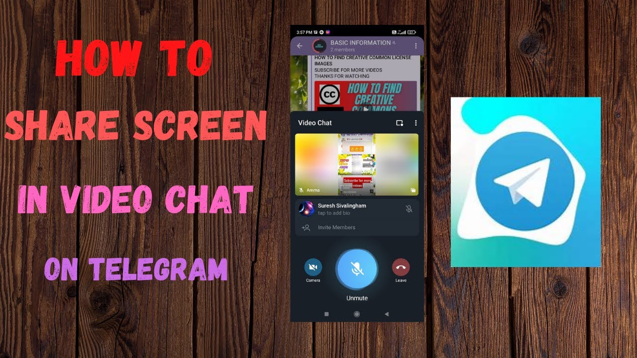 HOW TO SHARE SCREEN ON TELEGRAM - PART 7 - YouTube
