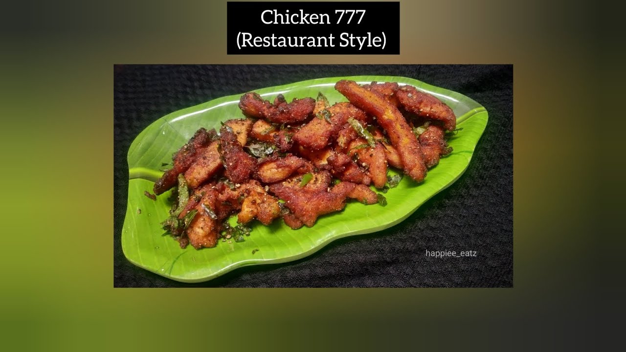 Chicken 777 |Restaurant Style Chicken 777 Recipe |Chicken Recipes ...