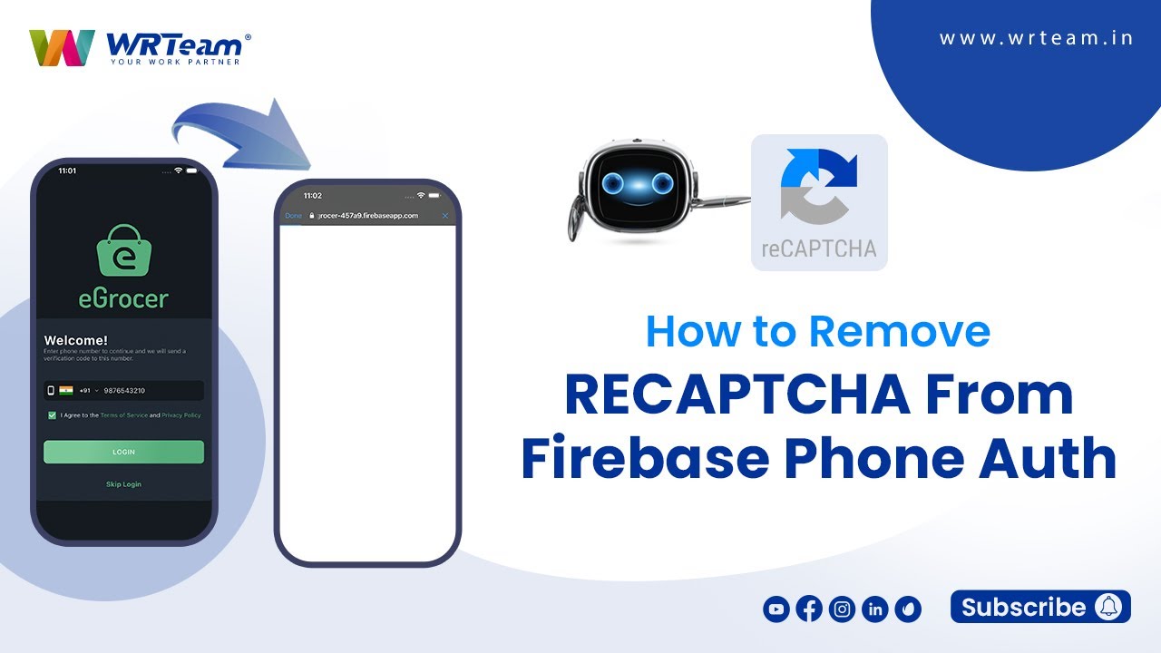 How To Remove RECAPTCHA From Firebase Phone Auth How To Stop Robot