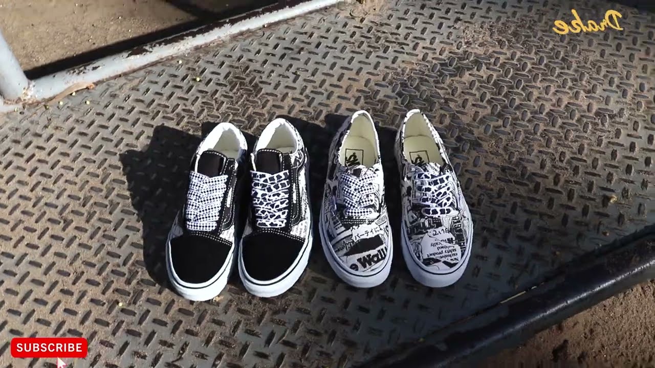 Vans UA Authentic Vans Collage - VN0A5KRDBZW - YouTube