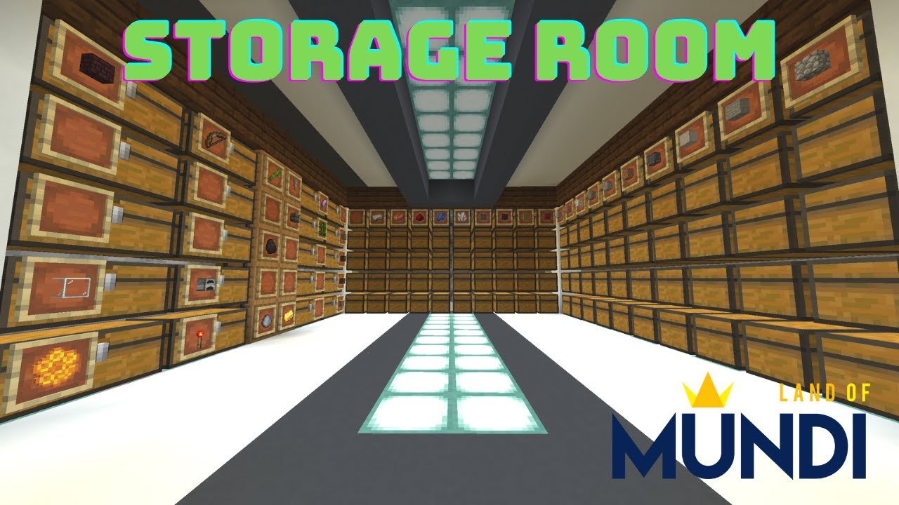 Storage Room | Minecraft - Mundi SMP S3 - YouTube
