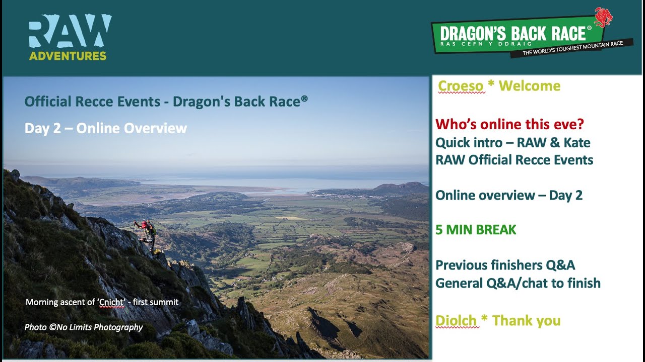 RAW Adventures 'Official' Recce Events - Dragon’s Back Race® 2021 - Day ...