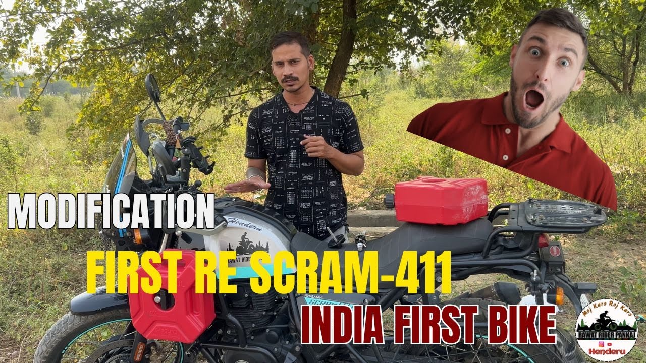 Get Ready to Upgrade Your Royal Enfield Scram 411 with Jerry Can ...