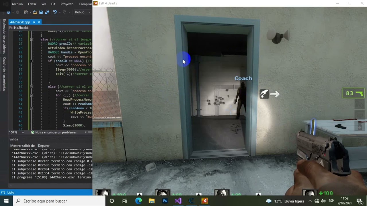 hack left 4 dead 2 C++ Cheat engine - YouTube