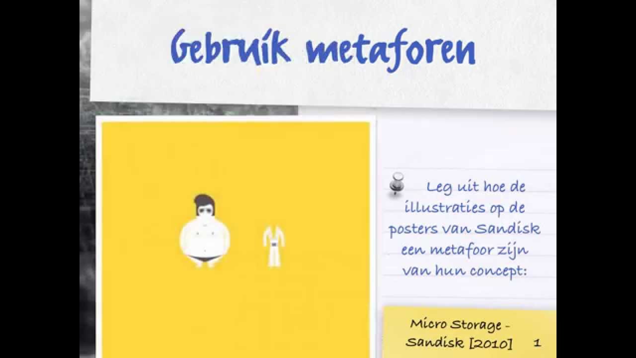 Gebruik metaforen - YouTube