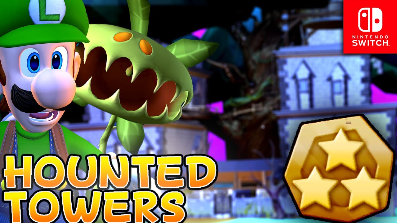 Luigi’s Mansion 2 HD - Haunted Towers 100% Walkthrough (All Gems, Boo ...