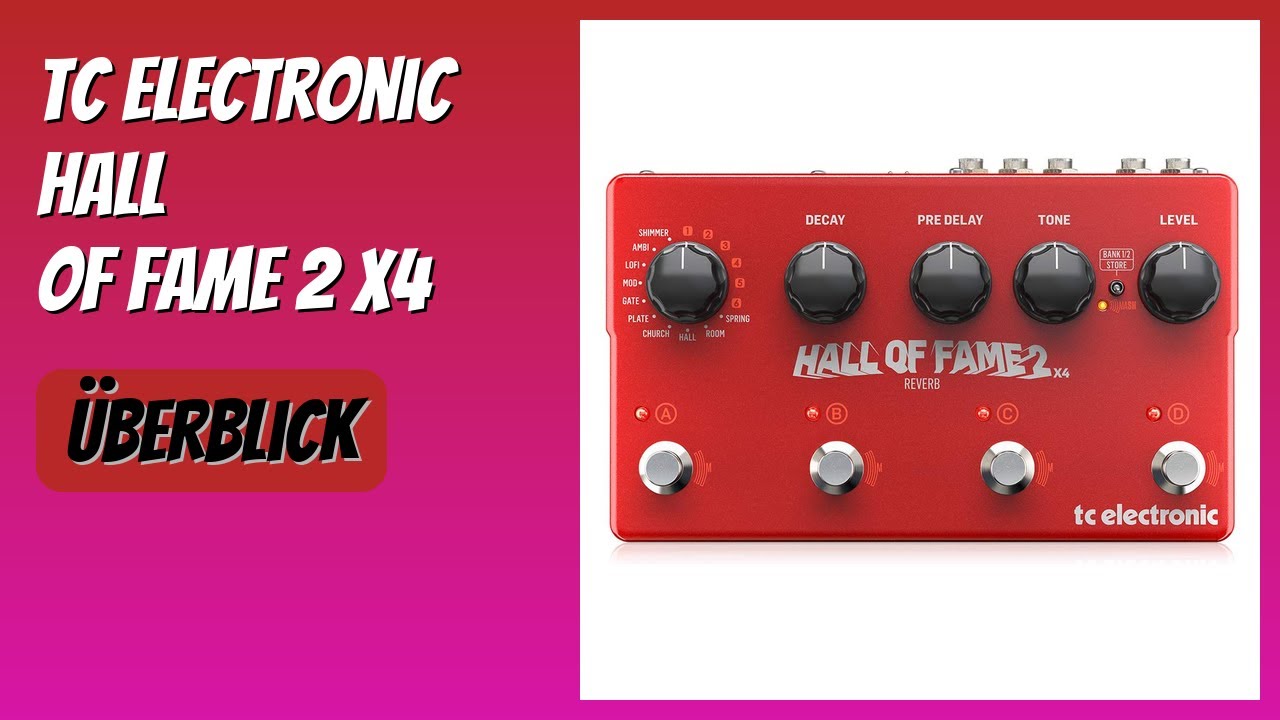 BEWERTUNG (2026): TC Electronic HALL OF FAME 2 X4. Infos - YouTube