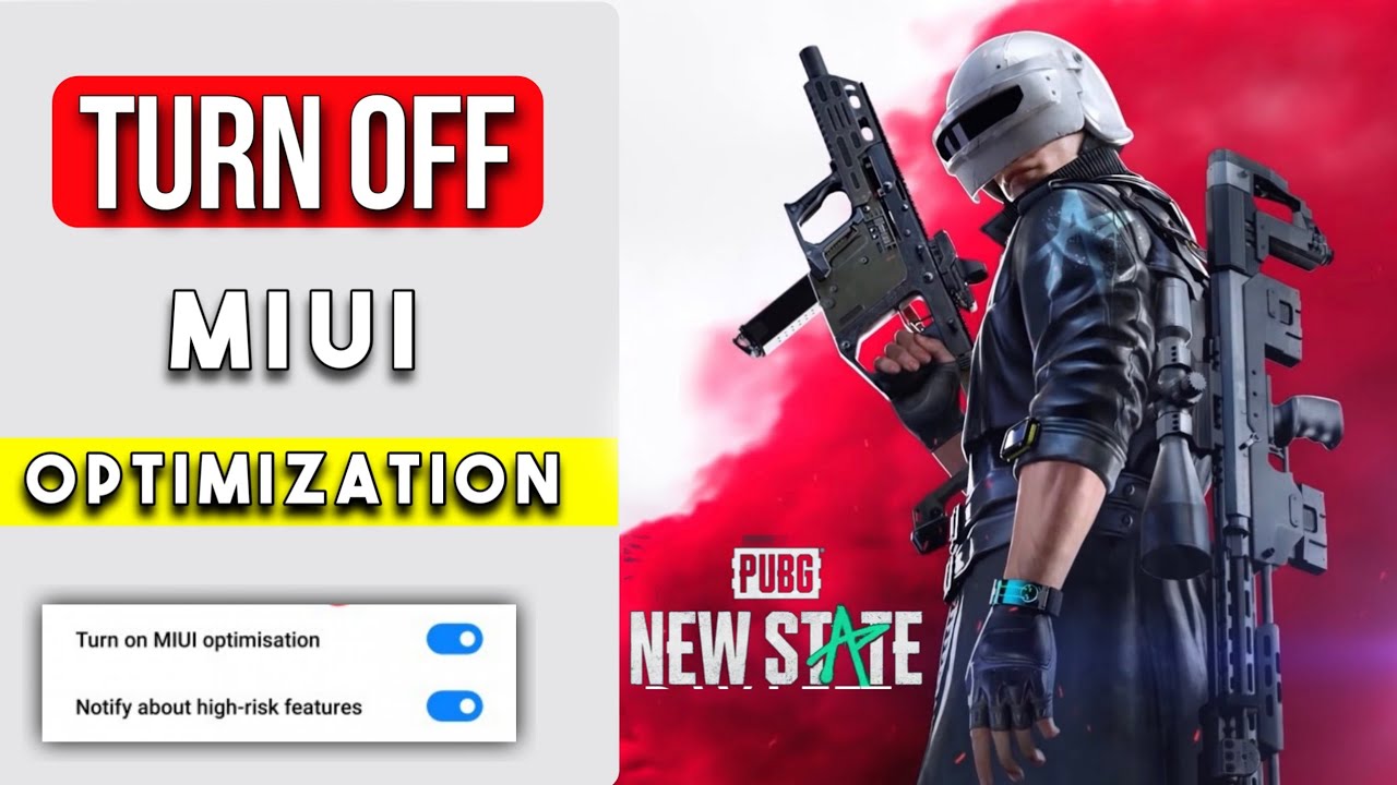 Turn off MIUI Optimization for PUBG New State | miui optimization turn ...