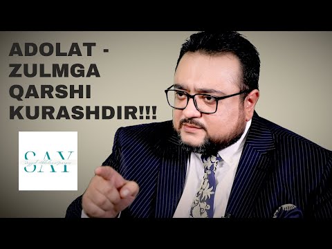 Adolat zulmga qarshi kurashdir!!! | S.A.Y @OqvaQoraOfficial