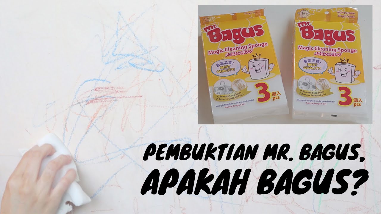 Pembuktian Mr. Bagus Magic Cleaning Sponge! - YouTube