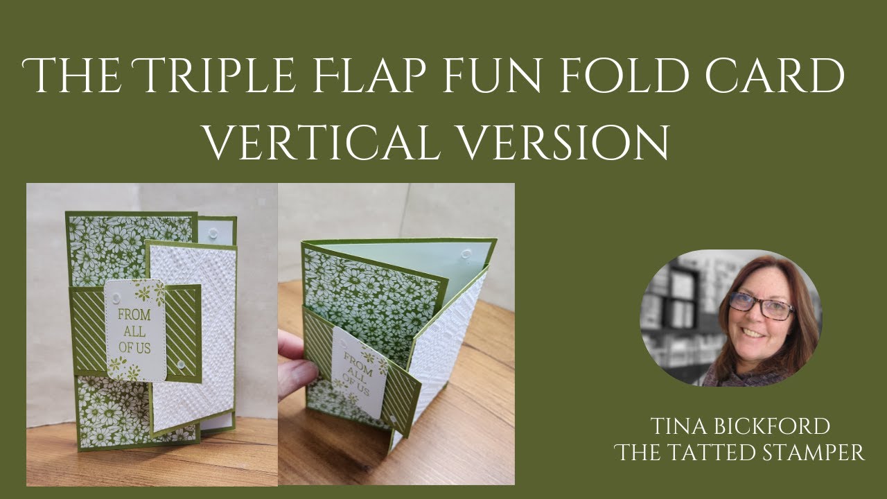 Triple Flap fun fold card - YouTube