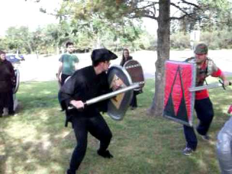 Underworld Kalidor LARP Fight Practice - YouTube