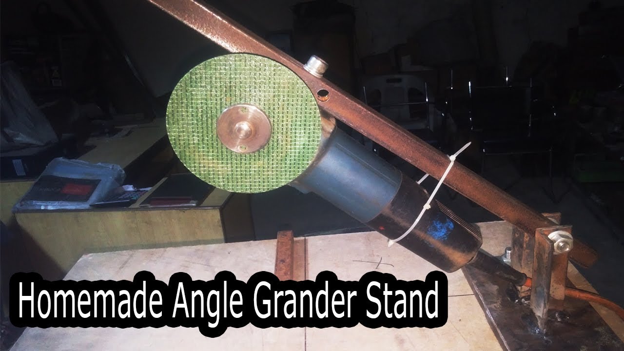 homemade angle grander stand / powertools life hacks / angle grinder ...