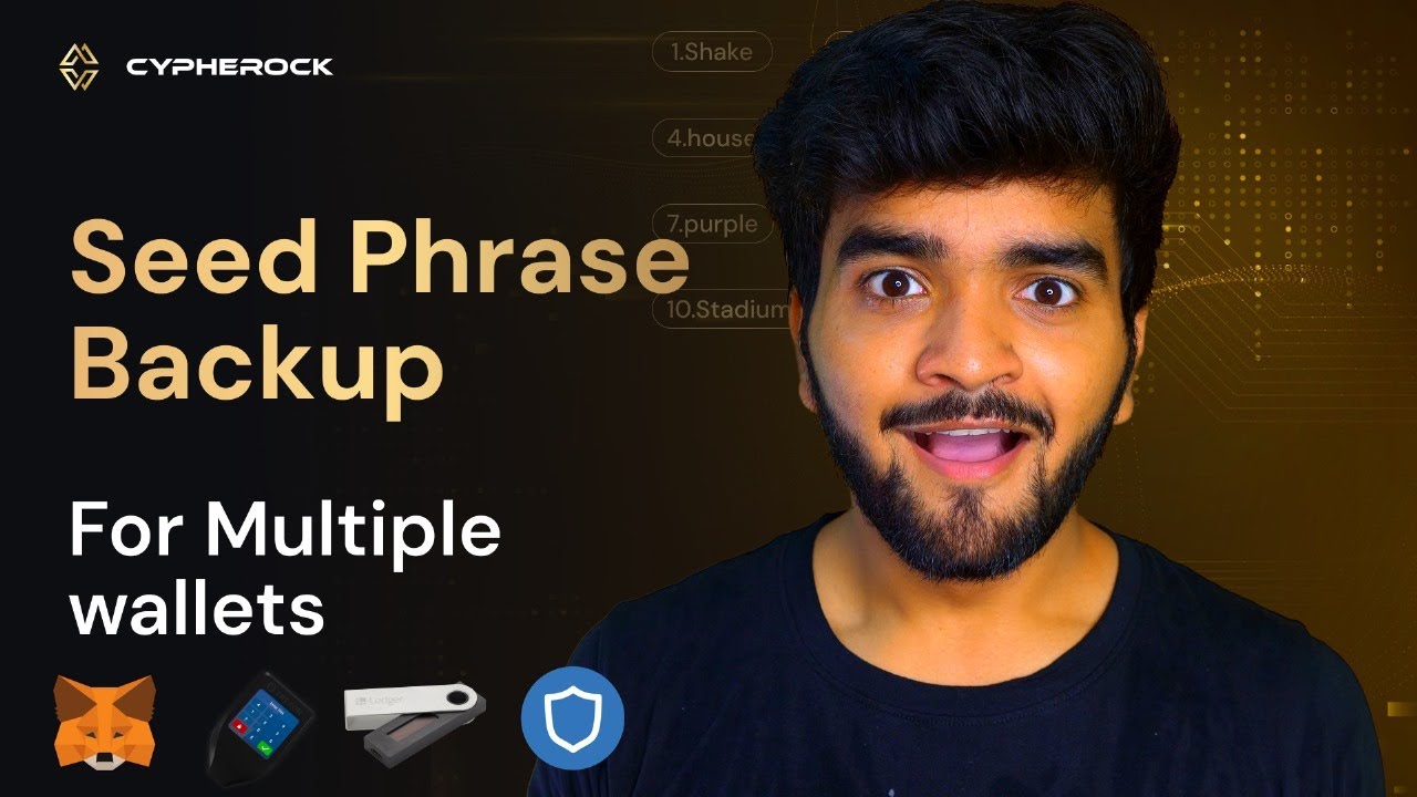 How To Backup Multiple Wallet Seed Phrases - YouTube
