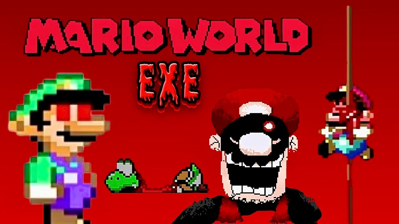 Super Mario World EXE Creepypasta Ports Comparison - YouTube