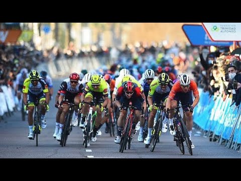 Le sprint final de la dernière étape du Tour de la communauté de Valence #sprint #cycling