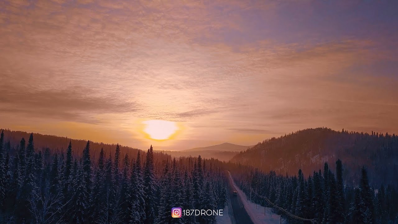 Road to Tashtagol. Aerial video. - YouTube