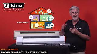 6K1215BW - King Electric 6K1215BW - 6' K Series Electric Baseboard ...