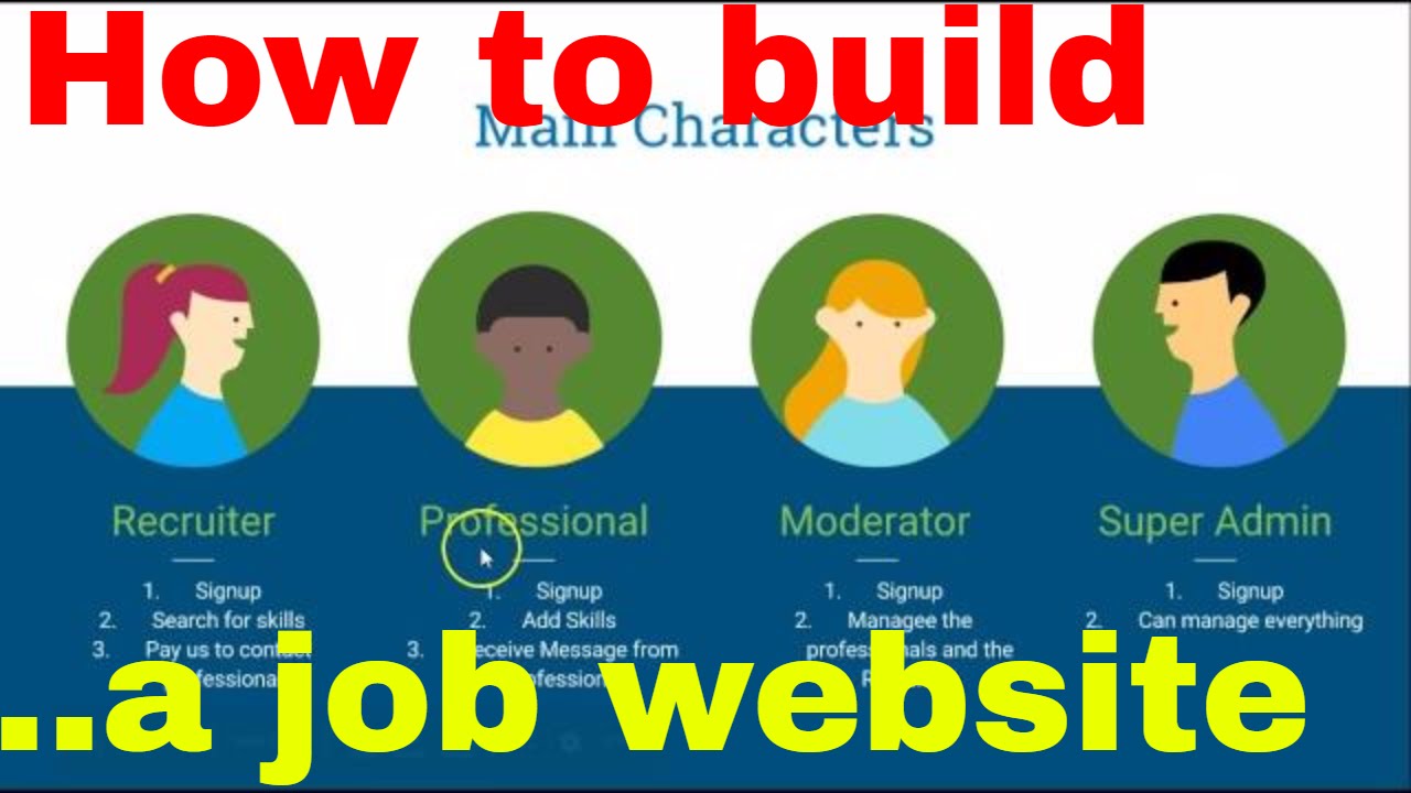 Web development tutorial - recruitment platform - 1 - Introduction to ...