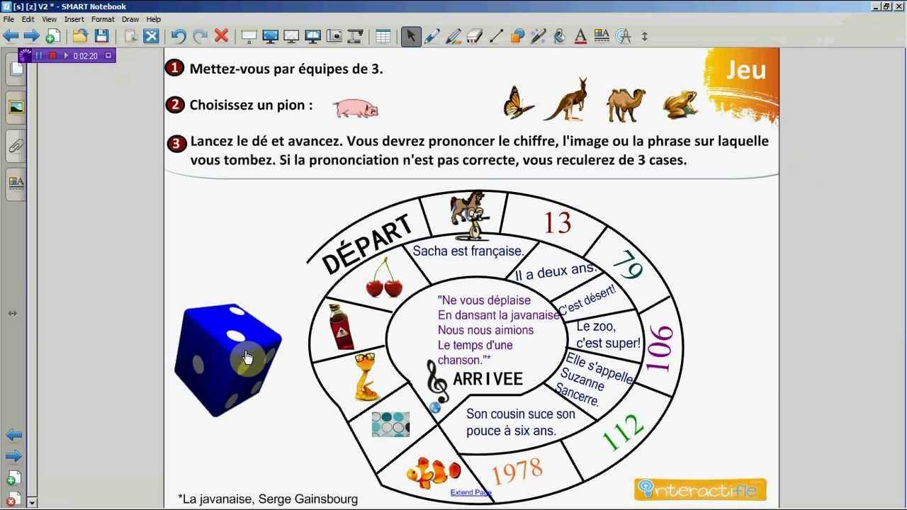 phonétique [s] [z] - Activité FLE pour TBI - YouTube