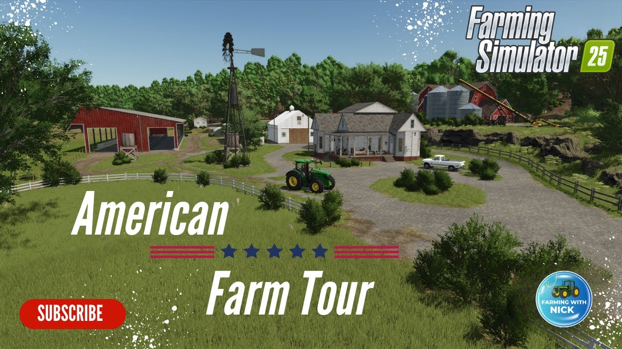 I Built a Custom American Cattle Farm on Riverbend Springs - YouTube