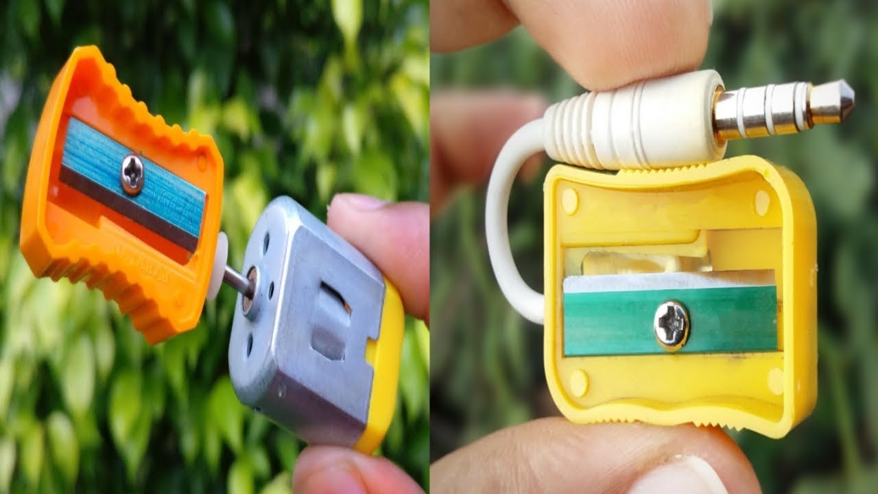 5 Awesome Life Hack Of Sharpener DIY - YouTube