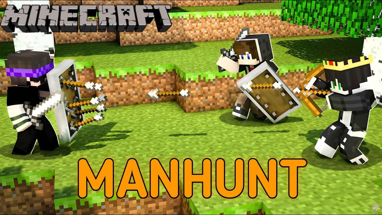 1 Minecraft Speedrunner VS 2 Hunter | Manhunt - YouTube